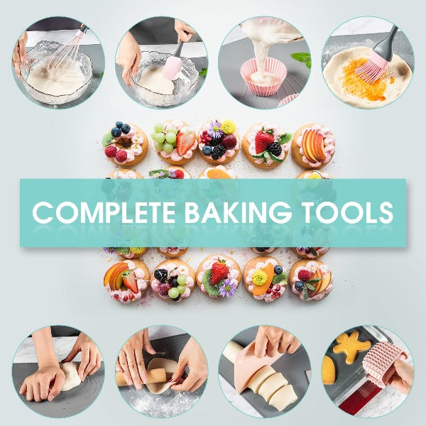 36 PCS Baking Utensils Set Baking Set for Kids Teens Adult Beginner ...